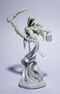 1 x FEMALE WRAITH - BONES REAPER miniature figurine rpg graveyard ...