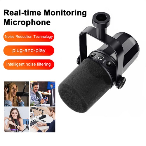 Usb Plug Play Microphone Studio Quality Mic Professional for Sound ...