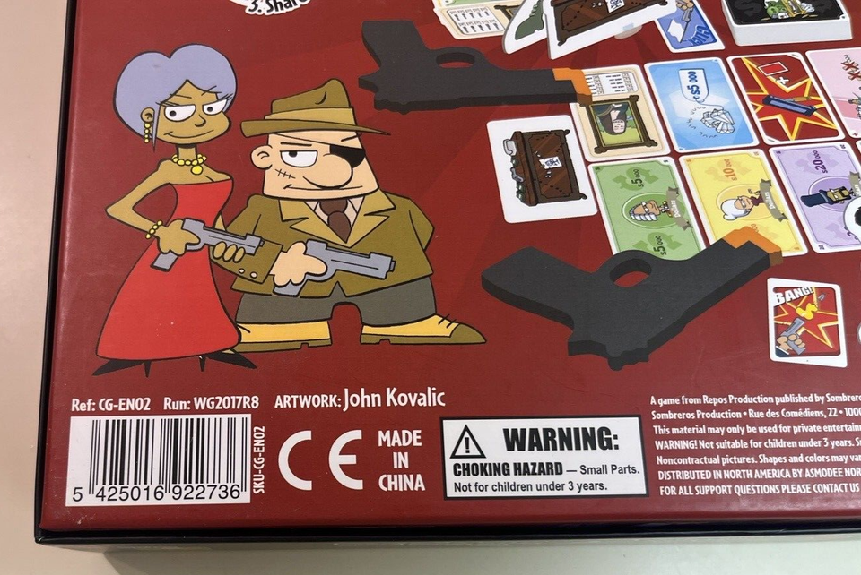 Cash 'n Guns Second Edition Board Game Ludovic Maublanc Repos Complete ...