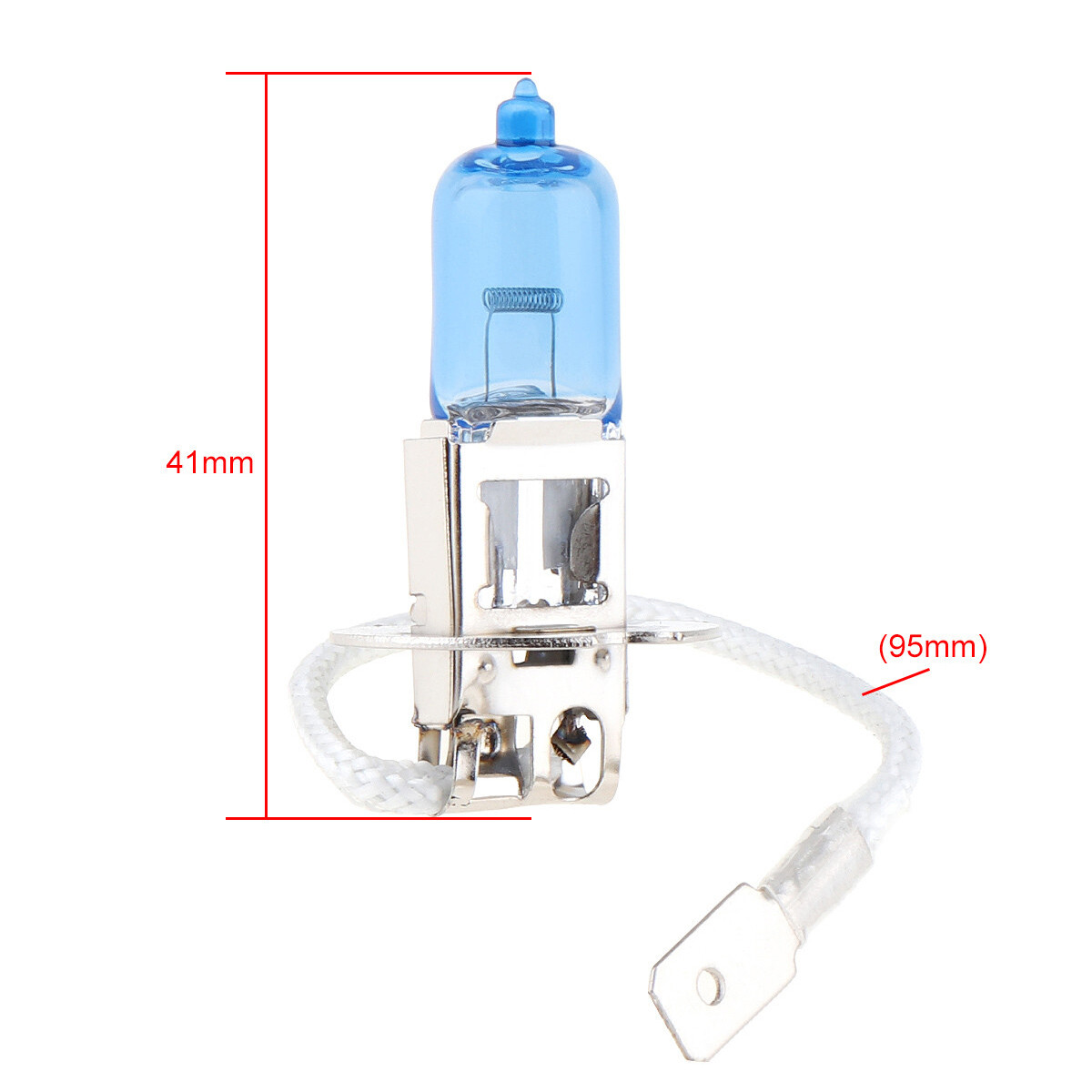 8X H3 100W XENON SUPER WHITE 6000K BULBS 12V HEADLIGHT HEADLAMP FOG ...