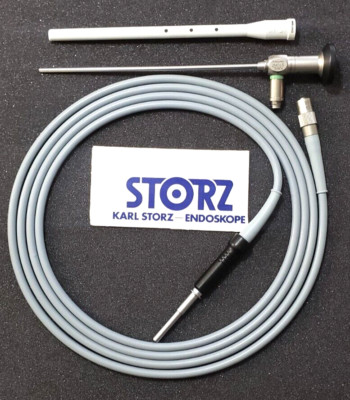 Karl Storz 7230AA Arthroscope 4mm x 0 Degree 18cm & 495ND Fiber Optic ...
