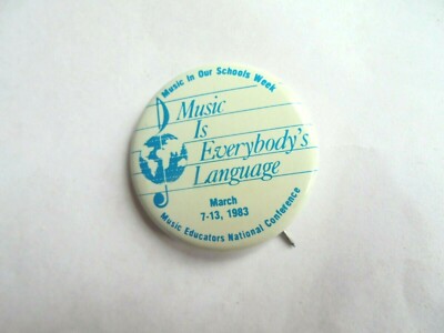 Cool Vintage 1983 Music Educators National Conference Teacher Souvenir ...