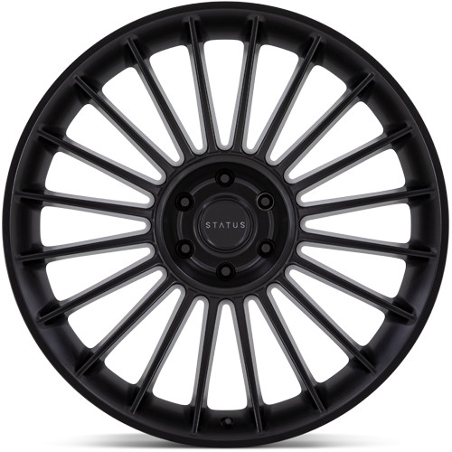 (Set of 4) Status Venti 22x9.5 5x130 +30mm Matte Black Wheels Rims 22 ...