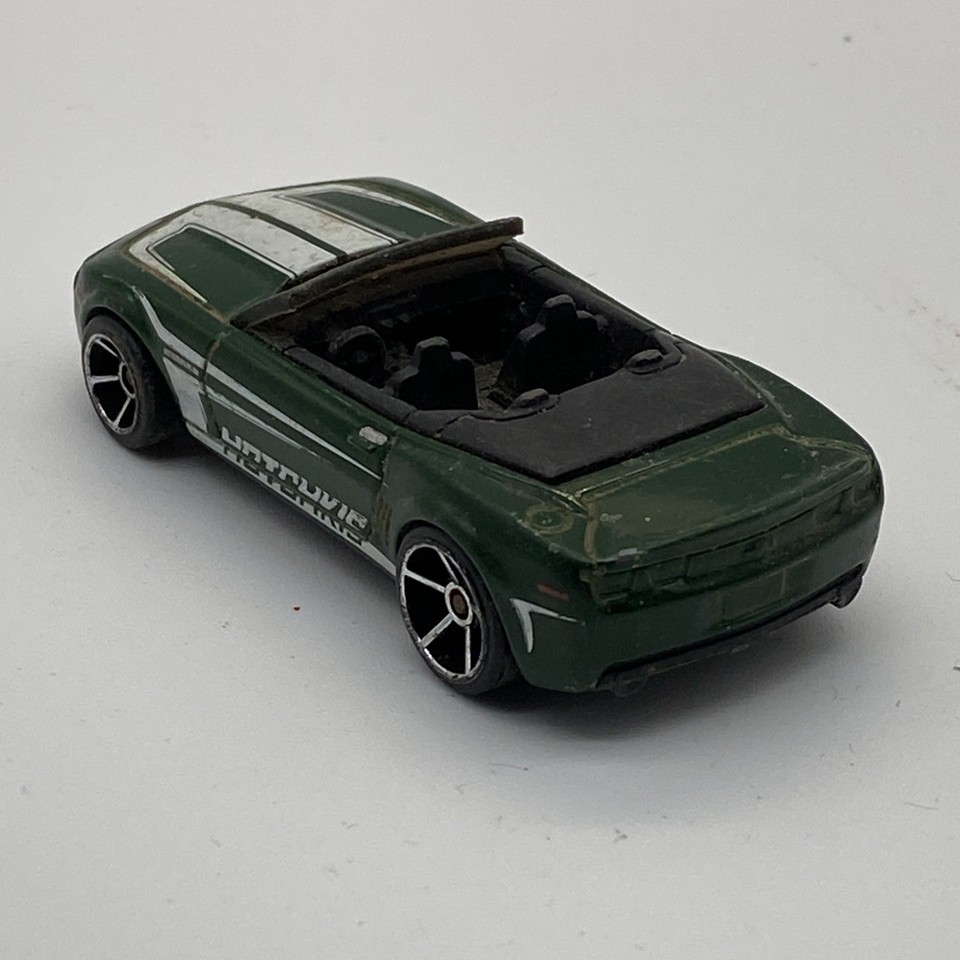 Hot Wheels Green Camaro Convertible Concept Made in Malaysia | eBay
