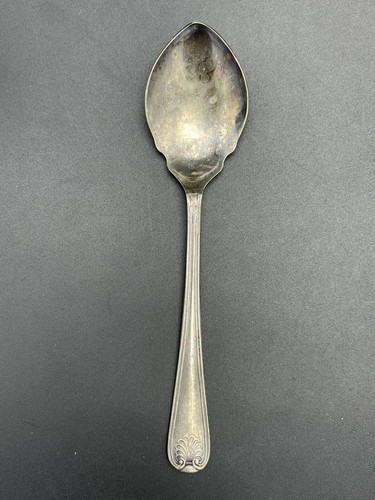Vintage Sheffield England Silver Plate Sugar Spoon Server Shell EPNS EL ...