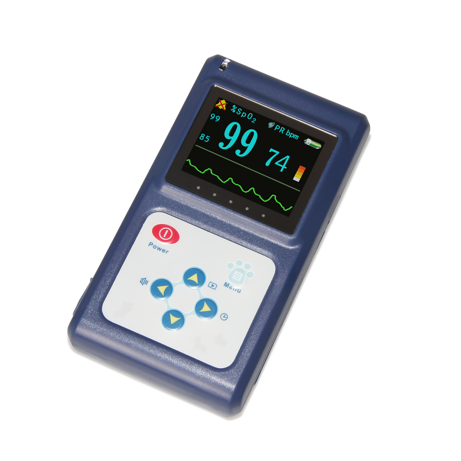 Dog/Cat Pulse Oximeter Tongue/Ear Blood Oxygen Meter Veterinary SpO2 PR ...