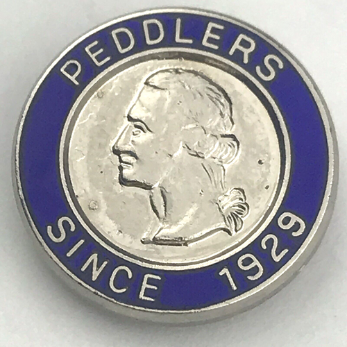 Peddlers Since 1929 George Washington Pin Enamel Silver Tone | eBay