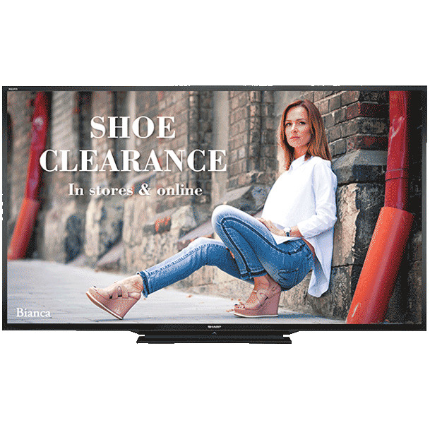 Sharp Pn-le801 80" 1080p LED LCD Commercial Display TV for sale online ...