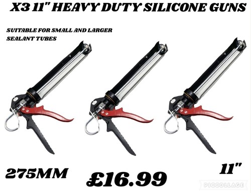 X3 Heavy Duty Silicone Guns 11 Inch | eBay UK