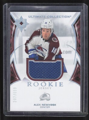 2021-22 UD Ultimate Collection Alex Newhook Rookie Jersey Relic /699 | eBay