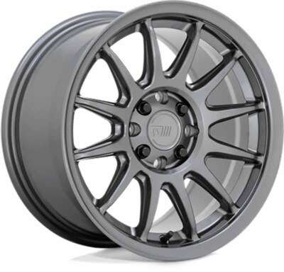 Alloy Wheels 15" Motegi Racing S12 Grey For Lancia Delta Integrale 16v ...
