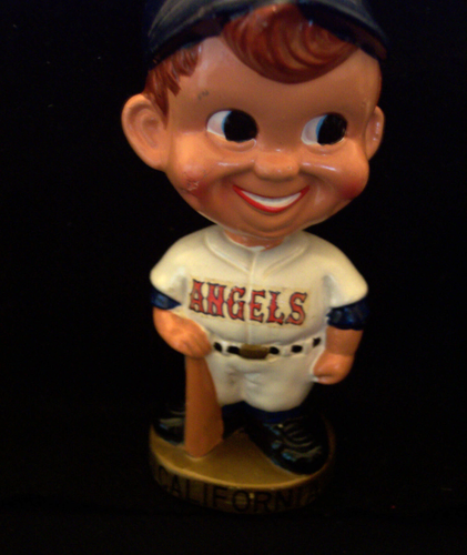 Vintage 1960s California Angels Bobblehead Nodder Gold Base | eBay