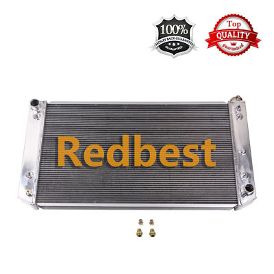 3 Rows Alu Radiator For 1992-1993 Chevy GMC C/K 2500 3500 Pickup 6.5L ...