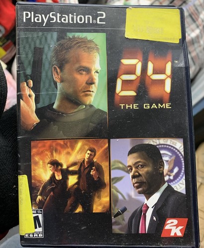 24: The Game (Sony PlayStation 2, 2006) PS2 COMPLETE TV Show Sutherland ...
