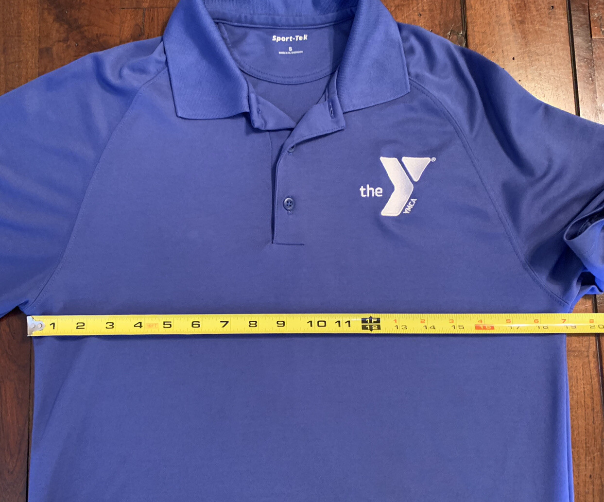 YMCA Central Maryland Blue Small S Sport-Tek Employee Uniform Polo Golf ...