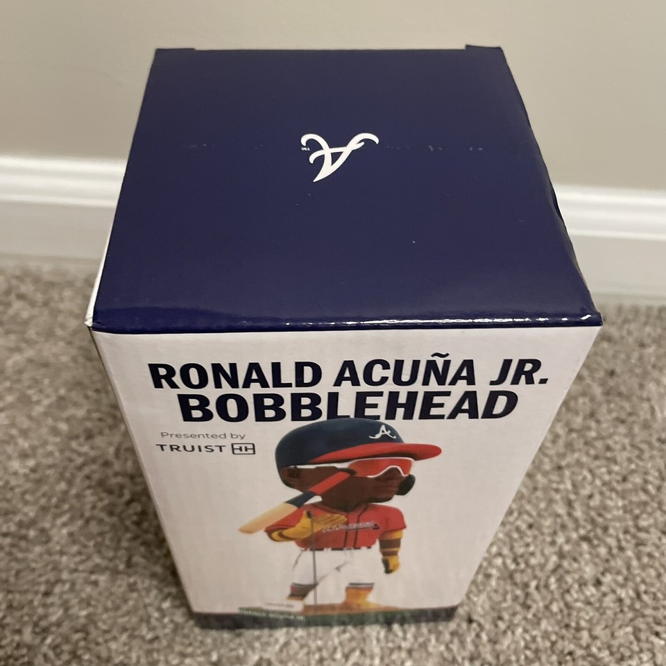 Atlanta Braves Ronald Acuña Jr. "Bat Flip" Bobblehead SGA 2023 - New in ...