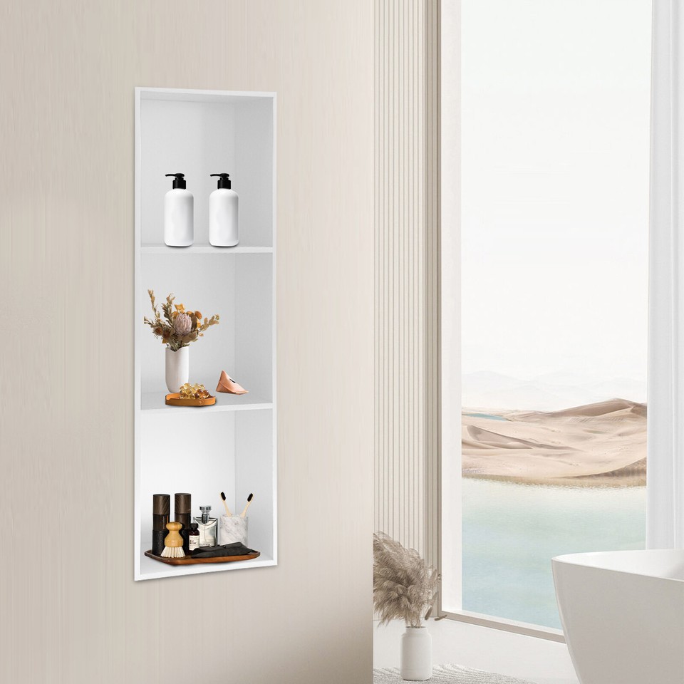 Recessed Shower Storage Shelf, Bathroom Shelf, Organizer Shelf ...