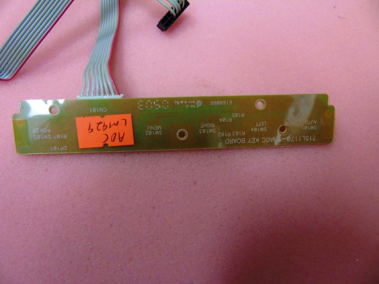 AOC LM929 LCD Monitor Power Button Key Board 715L1170-1-17 | eBay