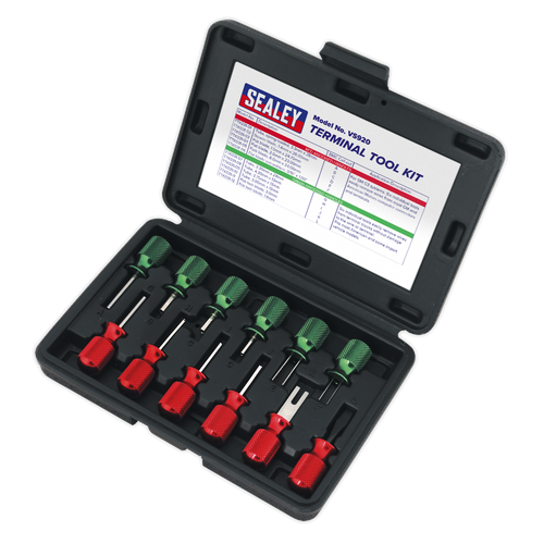 Sealey VS920 Electrical Terminal Tool Kit 12 Pce Set ECU Terminal Fast ...