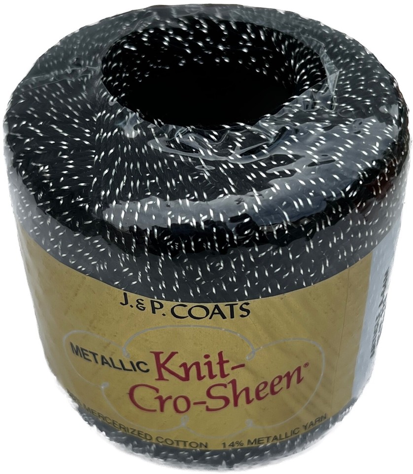New sealed: J&P Coats KNIT-CRO-SHEEN 100% Mercerized Crochet Cotton: 24 ...