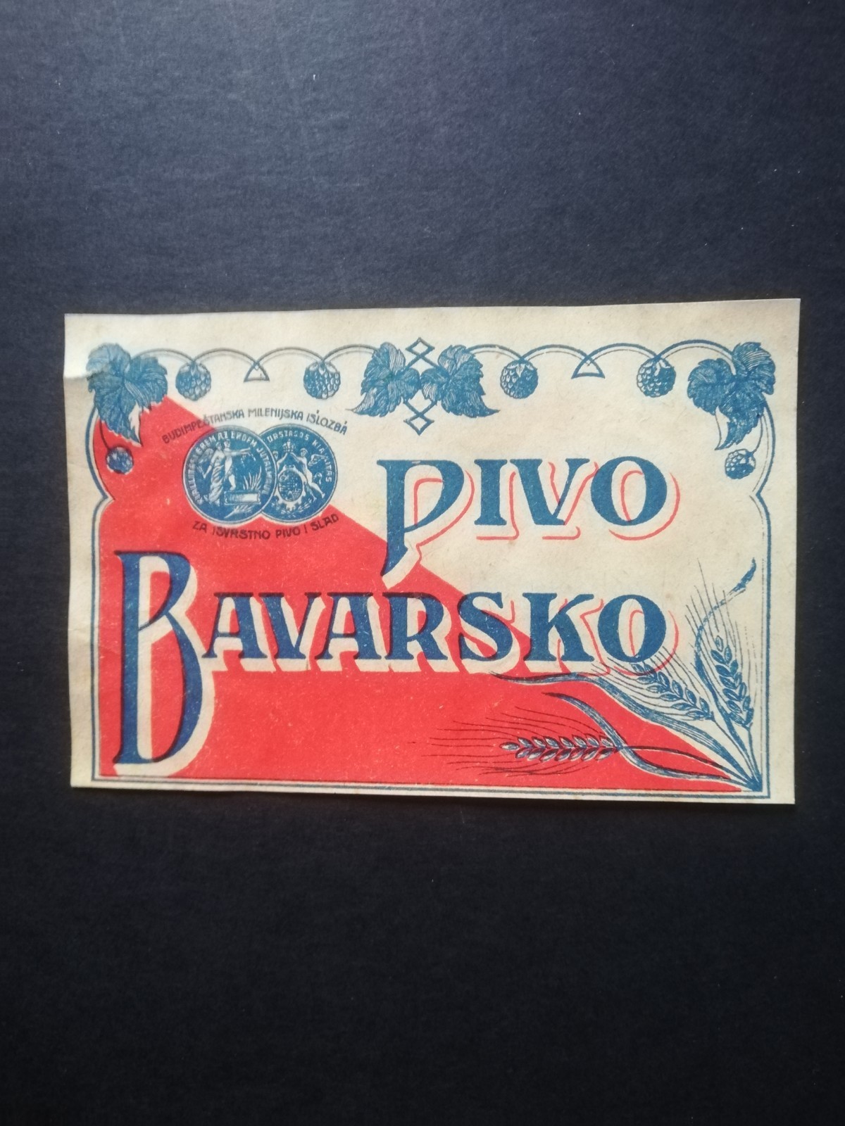 ANCIENNE ETIQUETTE DE BIERE BRASSERIE HONGRIE HUNGARY BEER LABEL | eBay