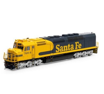 HO Scale Athearn Genesis Santa Fe ATSF SDP40F #5264 with Tsunami 2 DCC ...