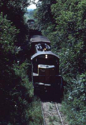 GH Orig Slide CNW North Western GP9 #4536 w/Last Train on Lincoln ...
