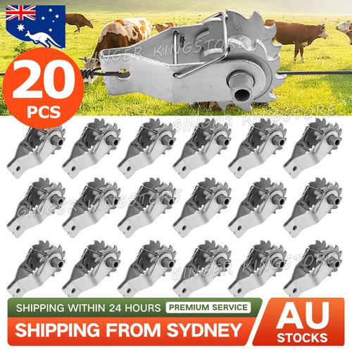 20x Inline Ratchet Wire Strainer Tensioner Fencing Electric Fence ...