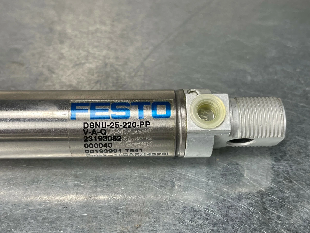 Festo 5043 DSN-10-50-P Mini Pneumatic Cylinder 10mm Bore, 43% OFF