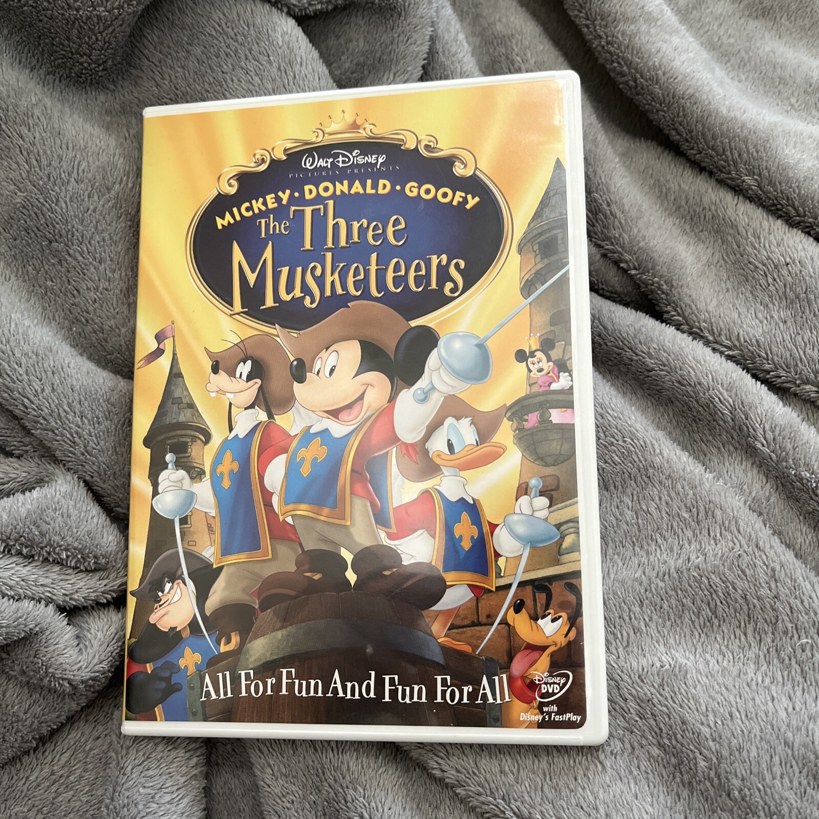 Mickey Donald Goofy The Three Musketeers Dvd