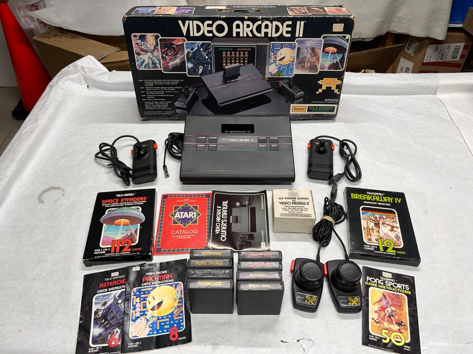 1982 SEARS Reconditioned Video Arcade II US Package Console System ...