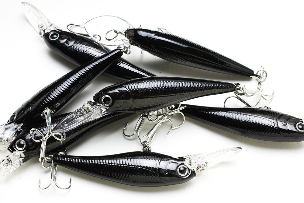 LUCKY CRAFT JAPAN Bevy Shad 60SP - 0161 Diamond Black (1qy) ~JDM~ Shad ...