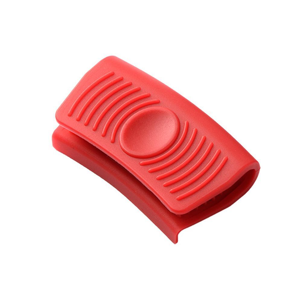 2pcs Pan Handle Cover Heat Resistant Pan Handle Grip Cooking Tool (Red ...