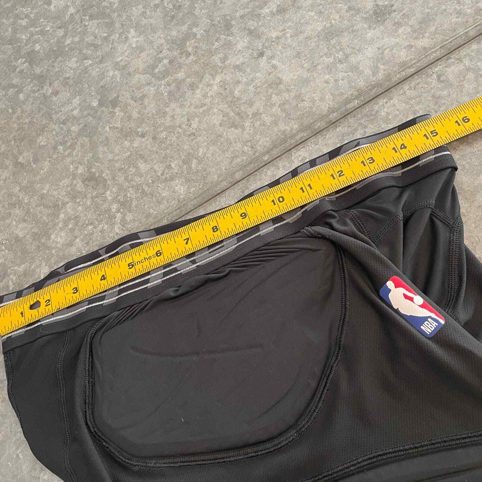 NWT Nike HyperStrong Padded NBA Player Issue Compression Shorts Black ...