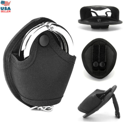 Handcuff Case Nylon MOLLE Open Top Handcuff Holder for Chain or Hinged ...