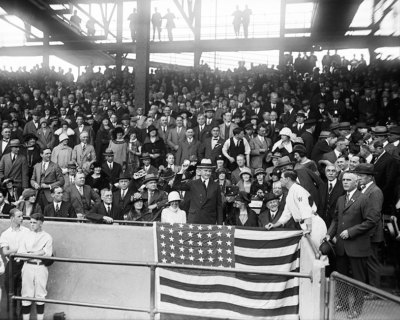 PRESIDENT COOLIDGE THROWS BASEBALL WORLD SERIES 8x10 GLOSSY PHOTO PRINT ...