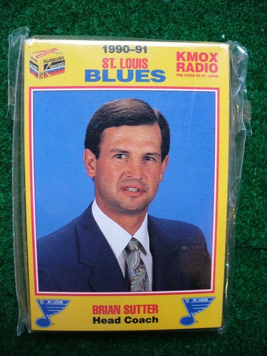 '90-91 NHL St Louis Blues Kodak Sealed Team Hockey Card Set IHL Peoria ...