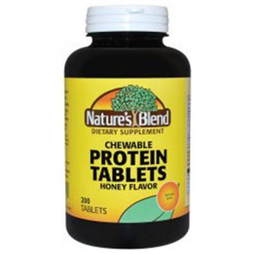 Protein Tablets Honey Flavor 200 Tabs By Nature's Blend | eBay