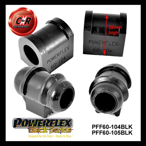 Powerflex Black FrARB Out + In Mnts 23mm For 5 GT Turbo 85-91 PFF60-104 ...