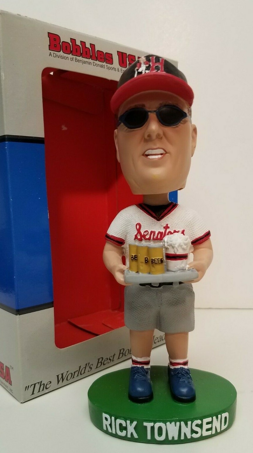 Harrisburg Senators RICK TOWNSEND BOBBLEHEAD MiLB Beerman vendor | eBay