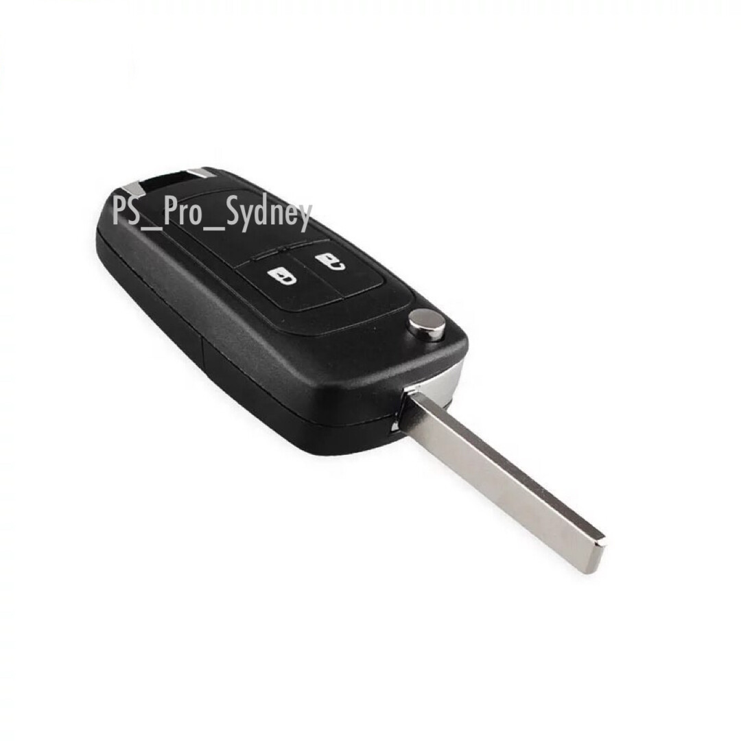 Holden Barina / Cruze / Trax 2 Button Remote Flip Key Blank Shell/Case ...
