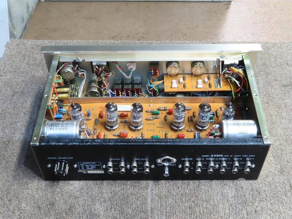 (US Duty Free)Vintage LUXKIT A3300 Tube Preamp Kit – Stereo Control ...