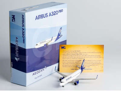 NG Models Aegean Airbus A320neo SX-NEC 1:400 Model Aircraft | eBay