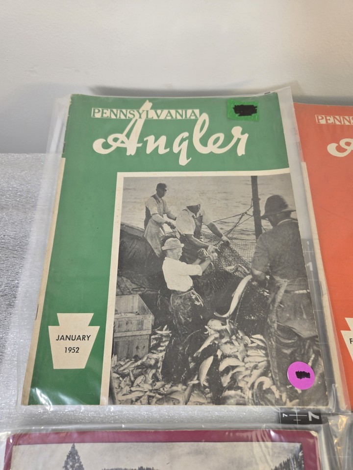 VINTAGE Pennsylvania Angler Magazine LOT of 8 Issues Fishing 1952 | eBay