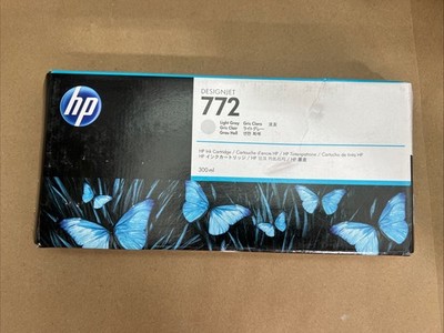 2025 GENUINE HP #772 300ml Light Gray Cartridge CN634A DESIGNJET Z5200 ...