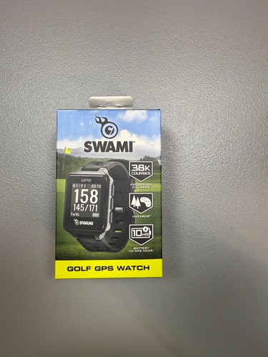 IZZO Swami Golf GPS Watch Black – Preloaded 38K Courses – NEW | eBay