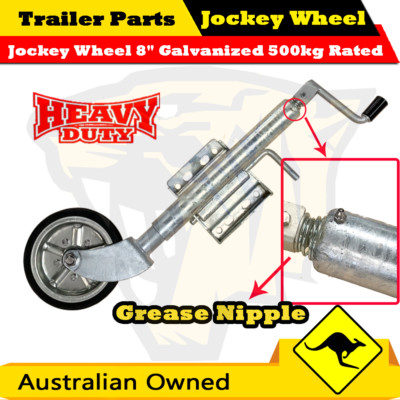 Superior 8" Jockey Wheel Vertical Locking Pin Swivel Bracket 500kg ...