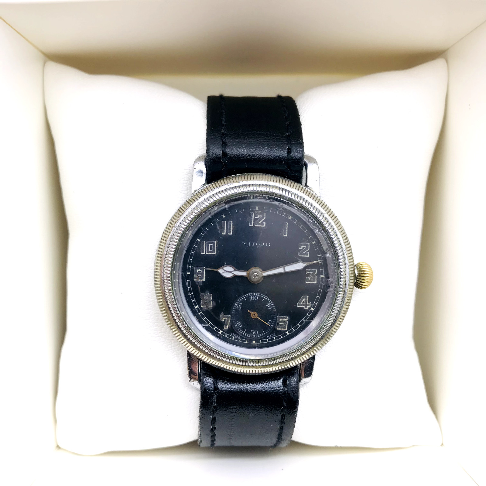 ⚙️ Rare Watch Swiss Made Nidor DIMRA WW1 - WW2 Milit… - Gem