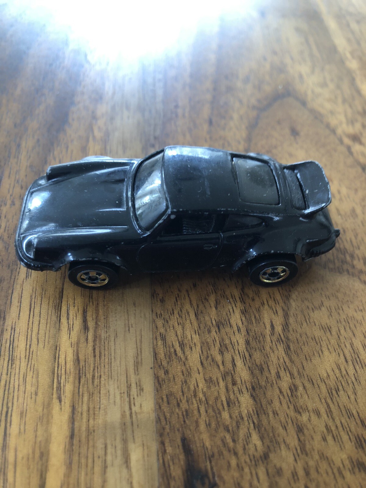 HOT WHEELS 1974 P911 P 911 PORSCHE BLACK BW GOLD WHEELS RARE HONG KONG ...