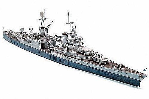 Tamiya US Navy Indianapolis Cruiser Boat - Plastic Model Military Ship ...